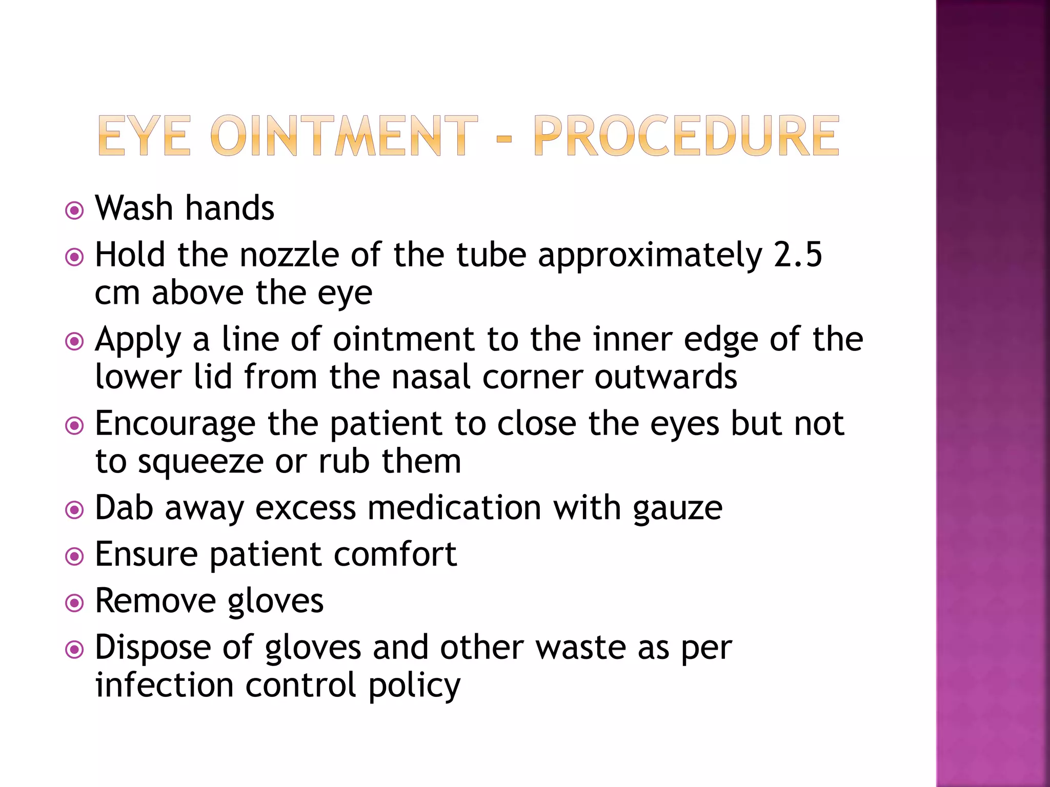 Eye drops | PPTX