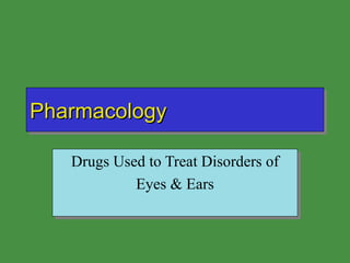 Eye eardrugs | PPT