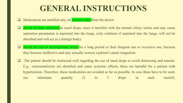 Eye, ear & nasal instillation nursing foundations.pptx | First Aid | Injuries