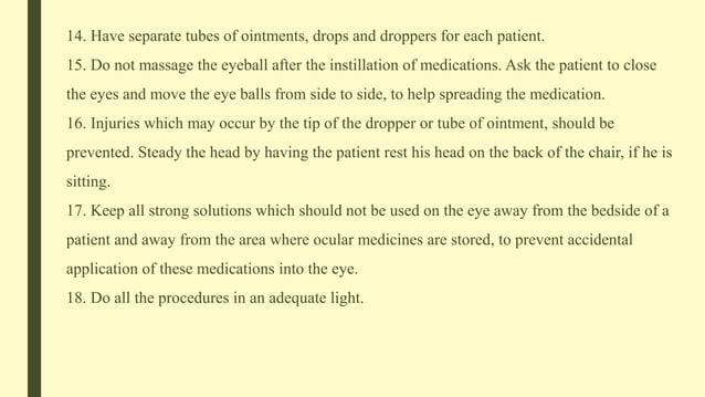 Eye, ear & nasal instillation nursing foundations.pptx | First Aid ...