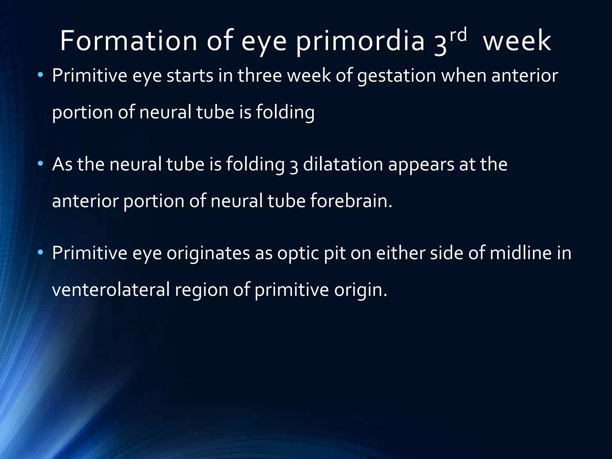 Eye embryology | PPTX