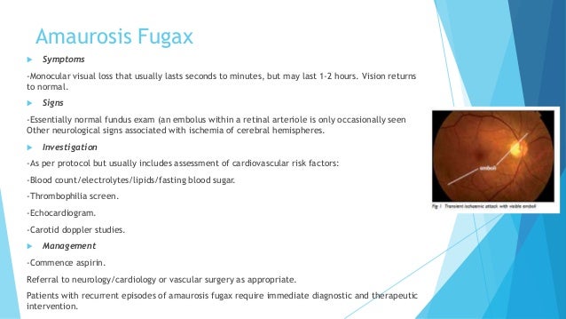 Eye & ent emergencies