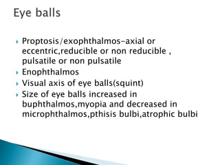 Eye Examination | PPTX