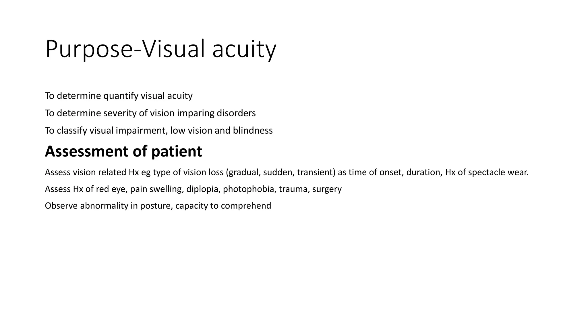 EYE Examination.pptx- ANATOMY AND PHYSIOLOGY | PPT