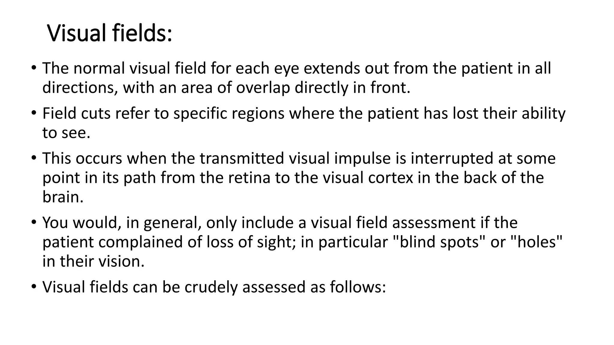 EYE Examination.pptx- ANATOMY AND PHYSIOLOGY | PPT