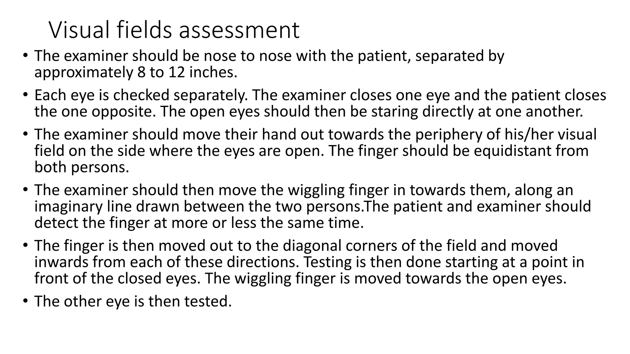 EYE Examination.pptx- ANATOMY AND PHYSIOLOGY | PPT