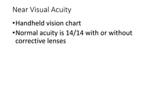 EYE Examination.pptx- ANATOMY AND PHYSIOLOGY | PPT