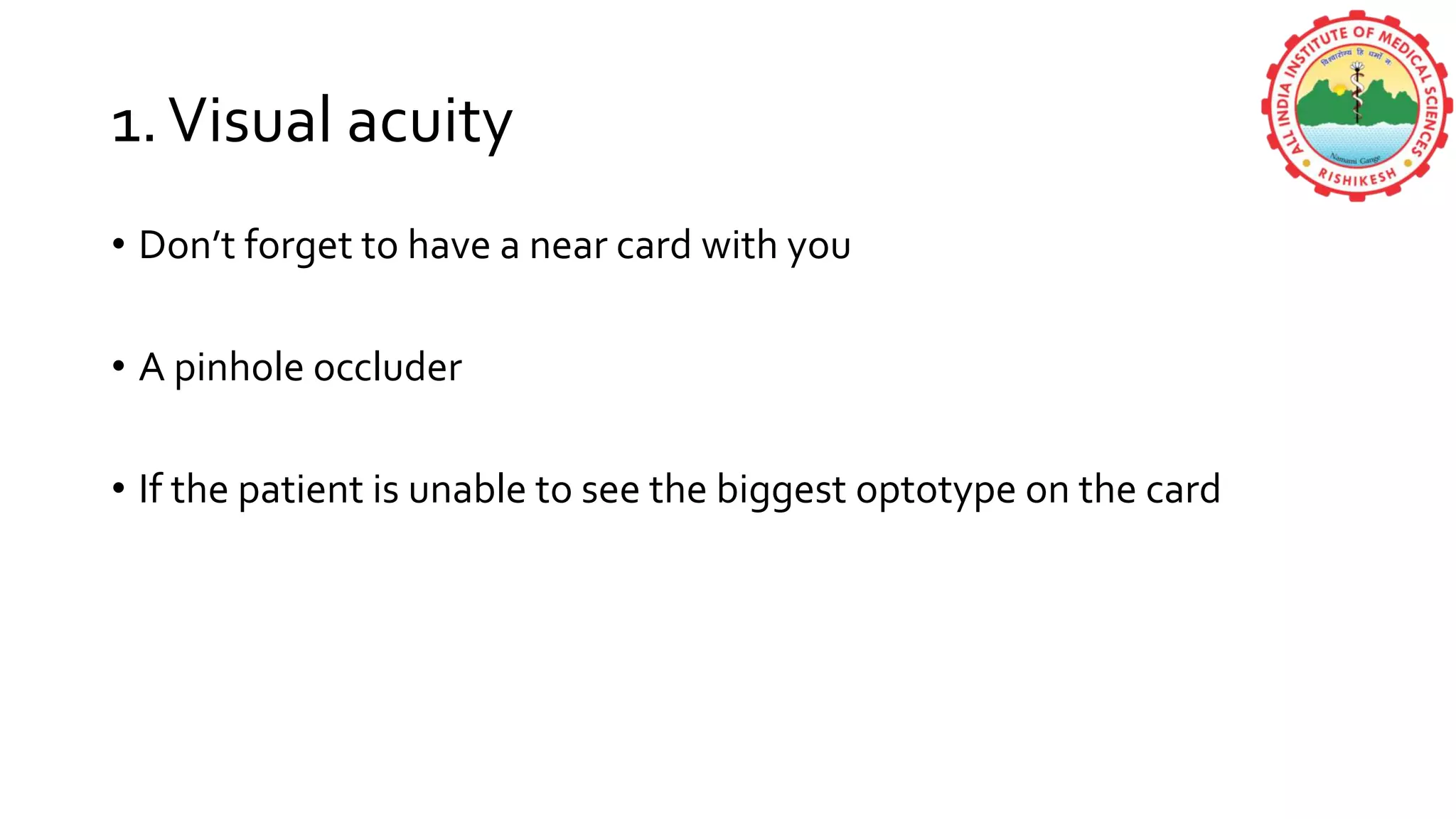 Eye Examination - Trauma Emergency | PPTX | First Aid | Injuries