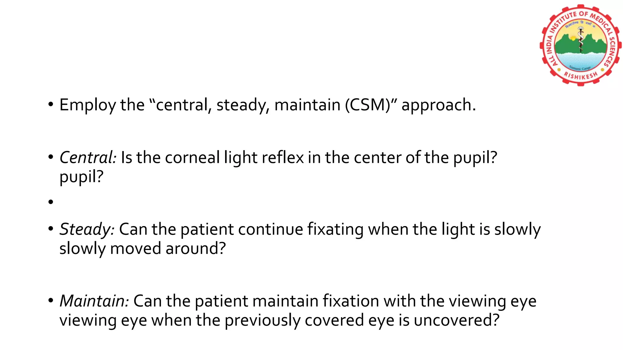Eye Examination - Trauma Emergency | PPTX | First Aid | Injuries