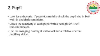 Eye Examination - Trauma Emergency | PPTX