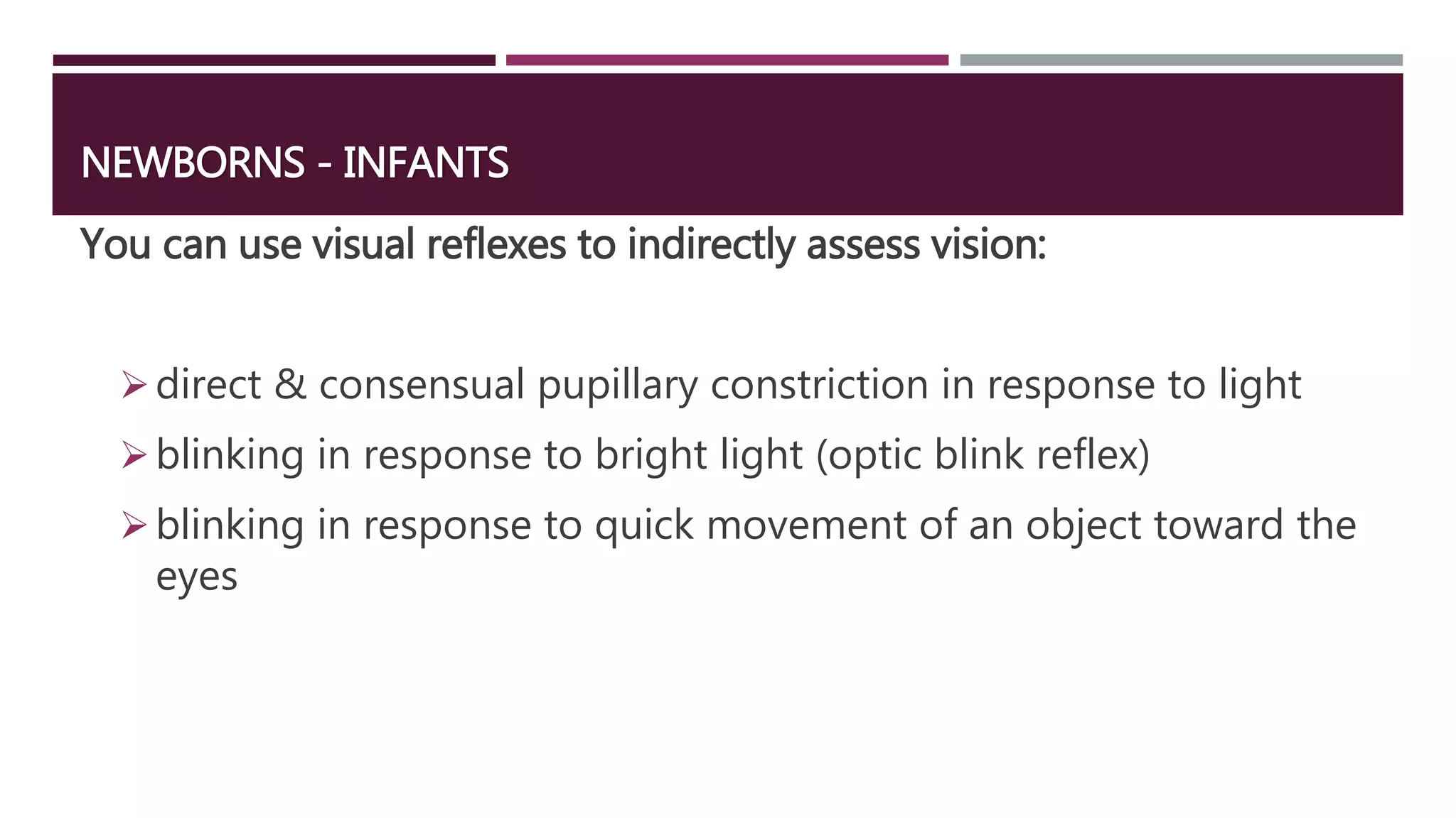 Pediatric Eye Examination | PPTX