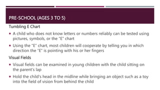 Pediatric Eye Examination | PPTX