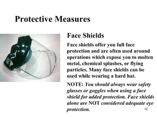 Eye & face protection | PPT