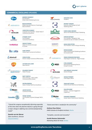 Eyeforpharma 2016 barcelona | PDF