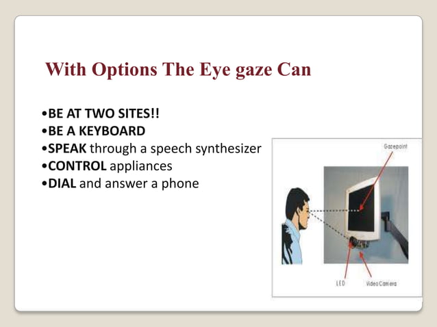 Eye gaze communication | PPTX