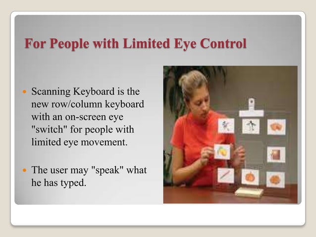 Eye gaze communication | PPTX