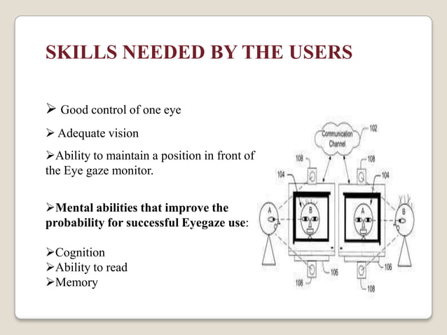 Eye gaze communication | PPTX