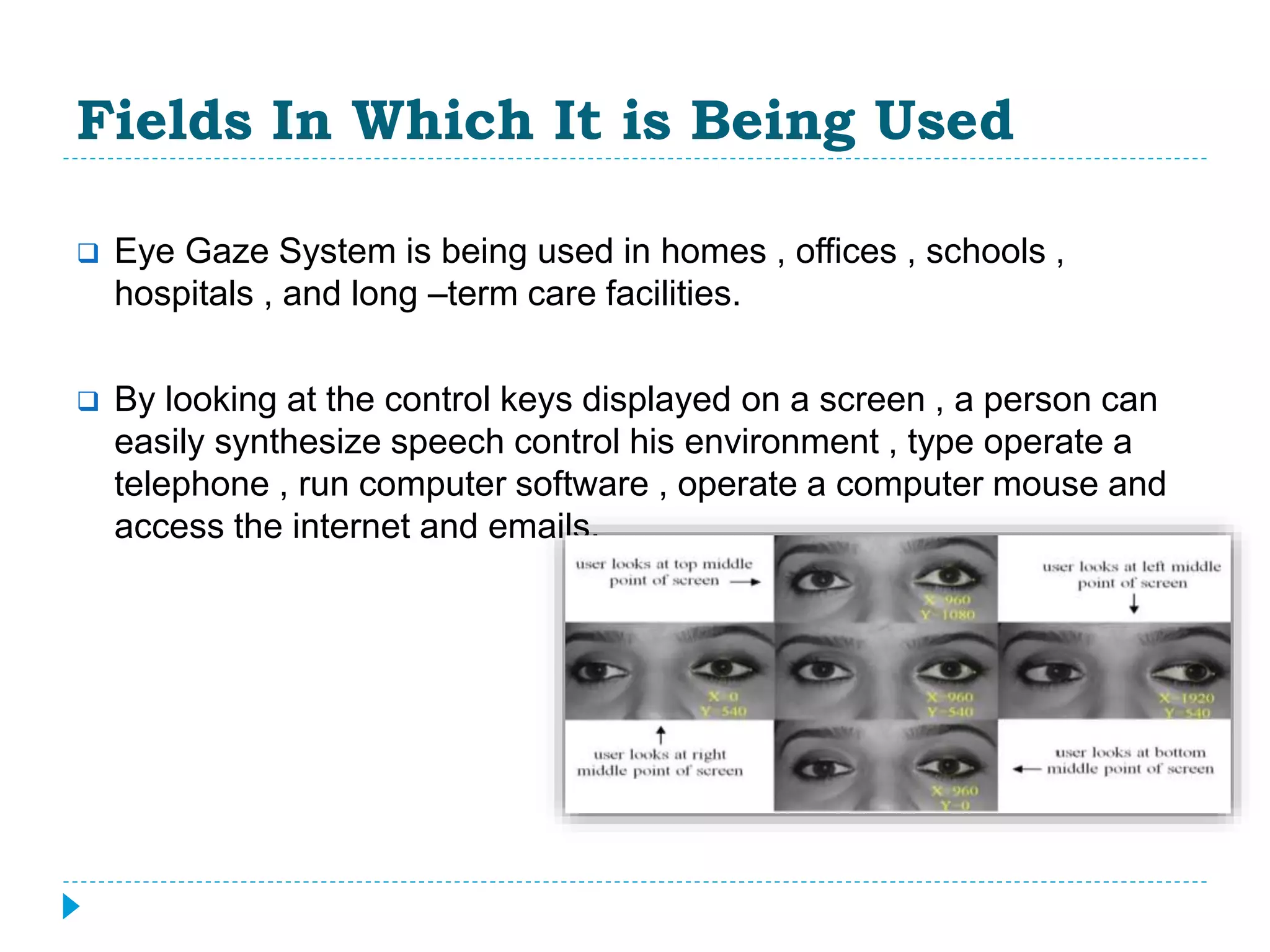 Eye Gaze Communication system | PPTX