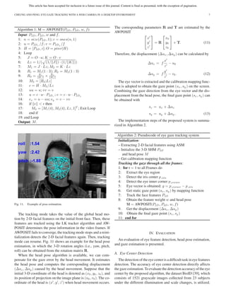 Eye Gaze Tracking With a Web Camera in a Desktop Environment | PDF