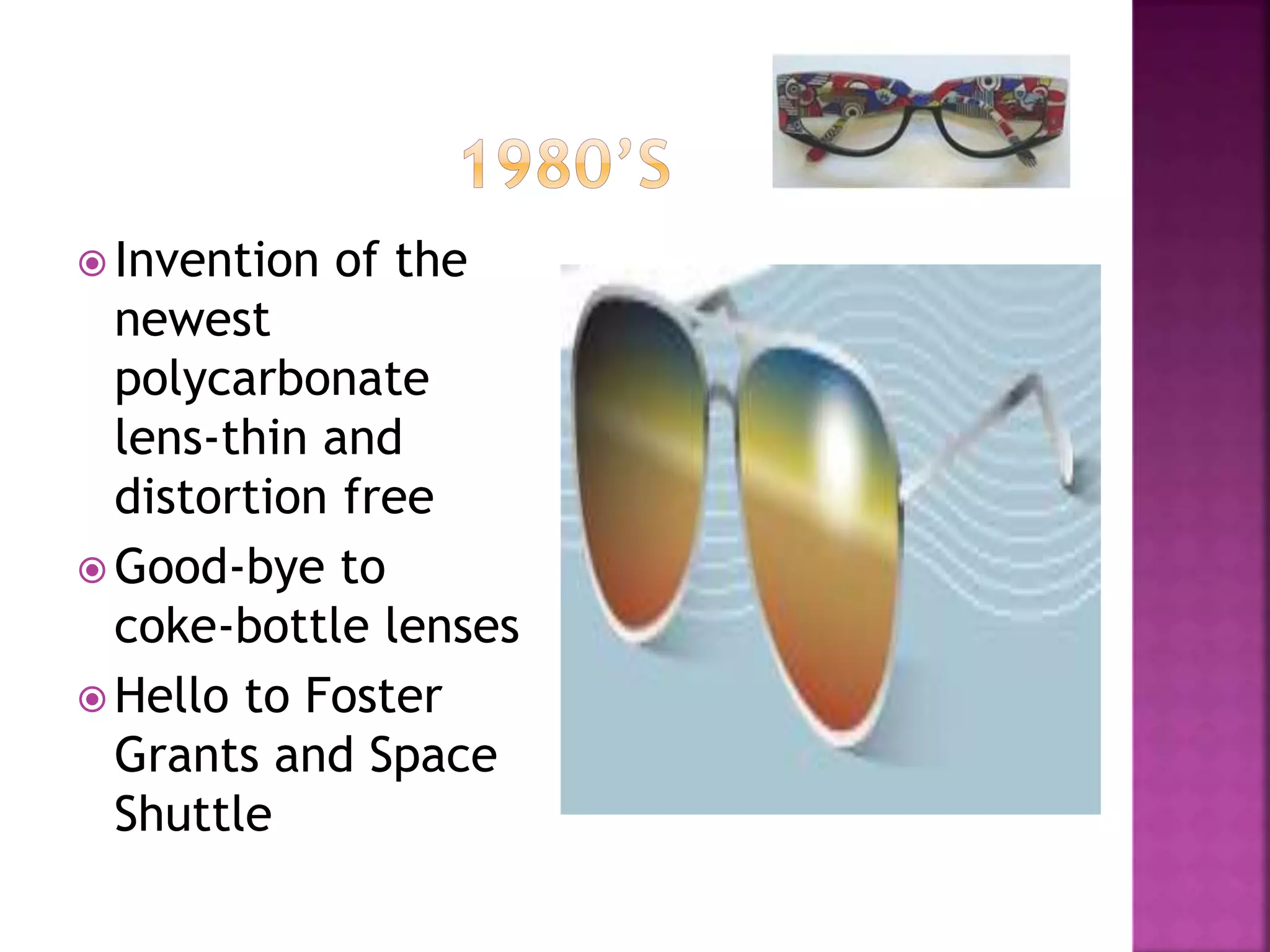 Evolution of eye glass | PPTX