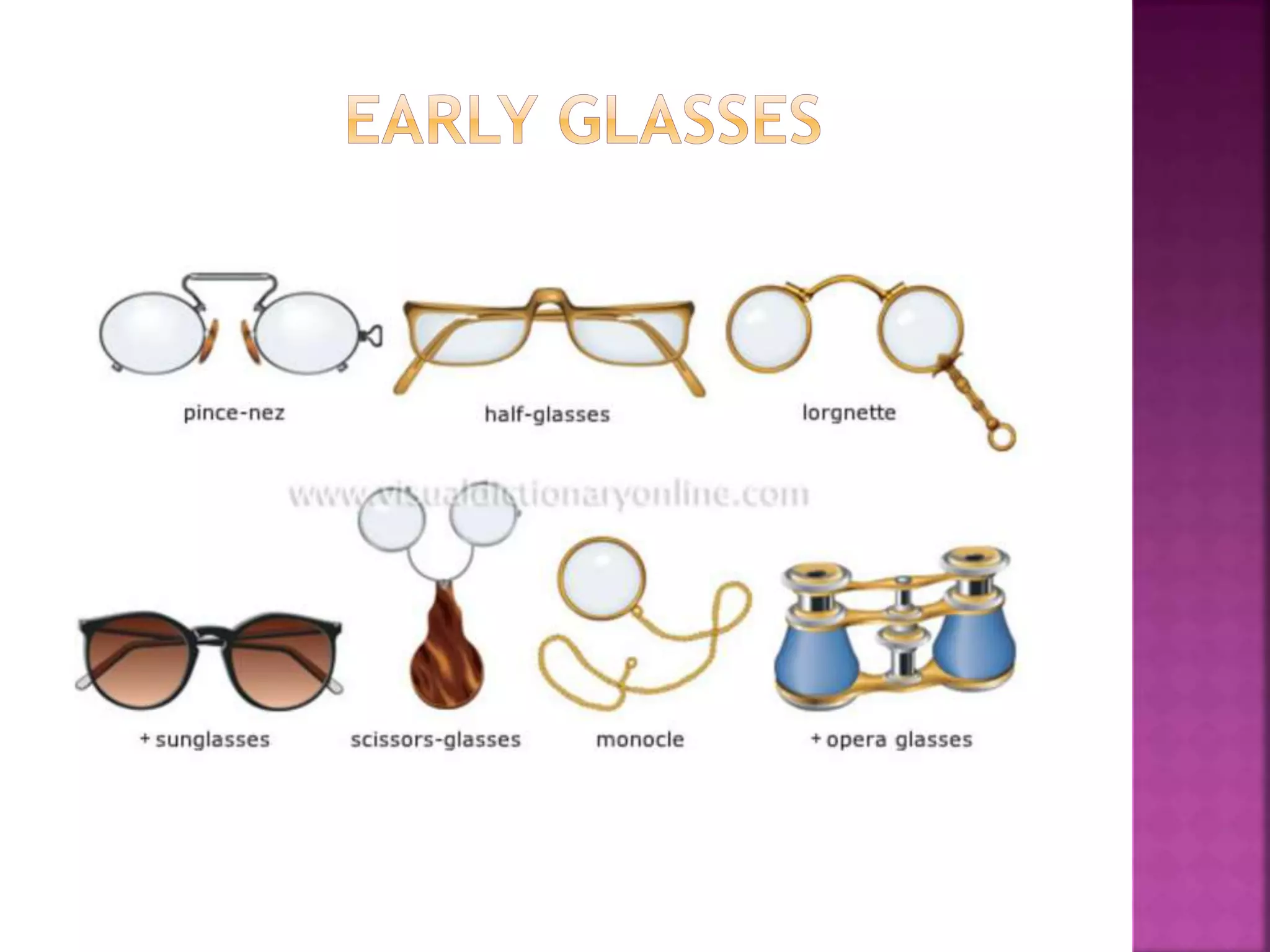 Evolution of eye glass | PPTX