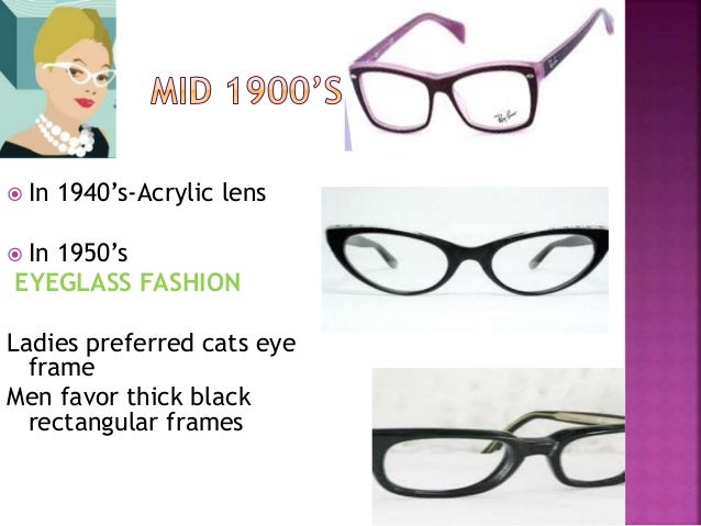 Evolution of eye glass