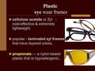 Eyeglass frames | PPT