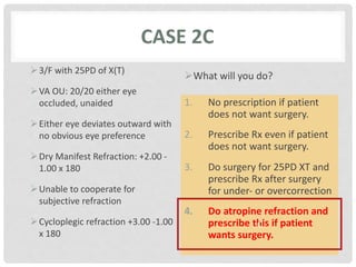 Eyeglass Prescribing in Children Exercise Set | PDF | Eye and Vision ...