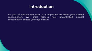 Eye Health And Alcohol: How Drinking Affects Your Eye Health? | PDF