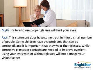Eye Health: Do You Know Myth from Fact? | PPT