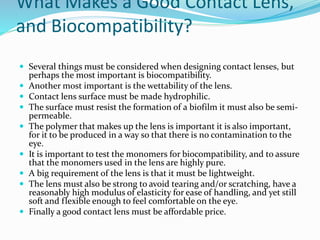 Eye implants ,tissue adhesive | PPTX