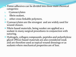 Eye implants ,tissue adhesive | PPTX