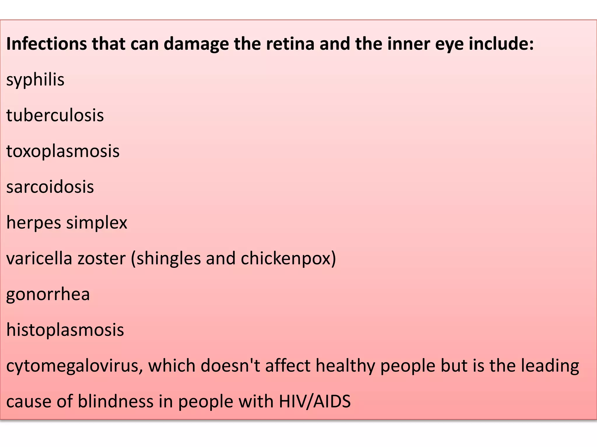 Eye infection.pptx | Infectious Diseases | Diseases and Conditions