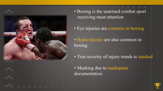 EYE INJURIES IN SPORTS presentation pptx | PPTX