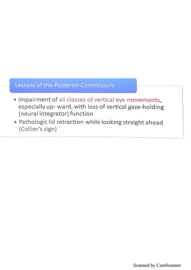 Eye movements in neurological examination : Nystagmus | PDF