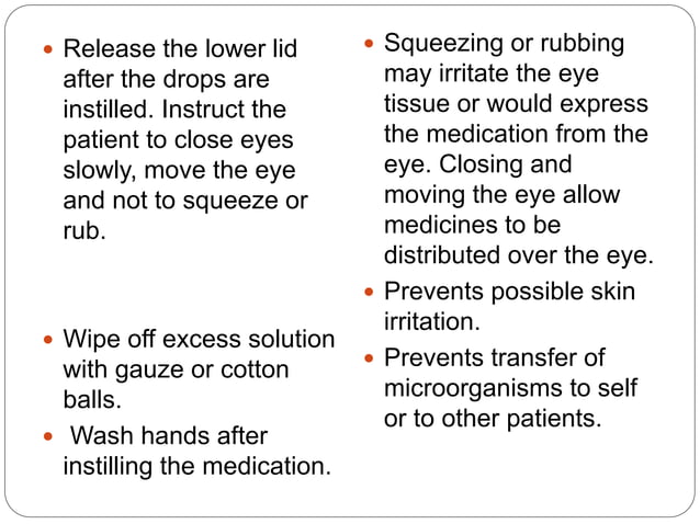 Eye instillation and ointment | PPTX