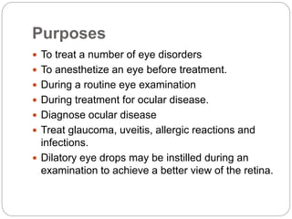 Eye instillation and ointment | PPTX
