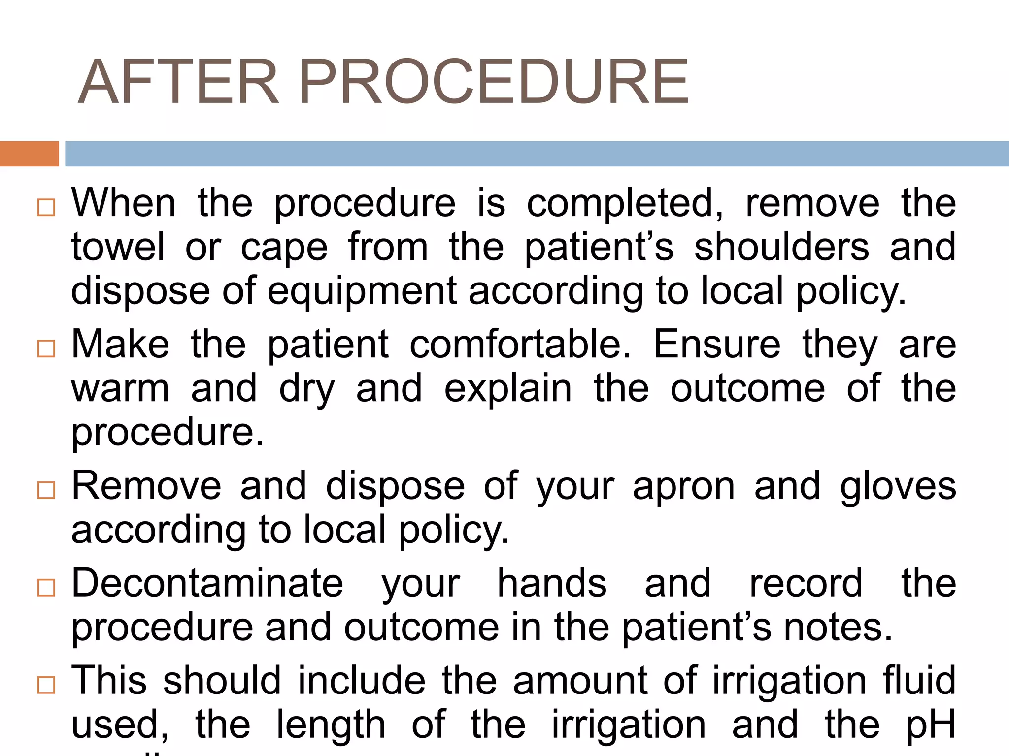 Eye irrigation | PPTX