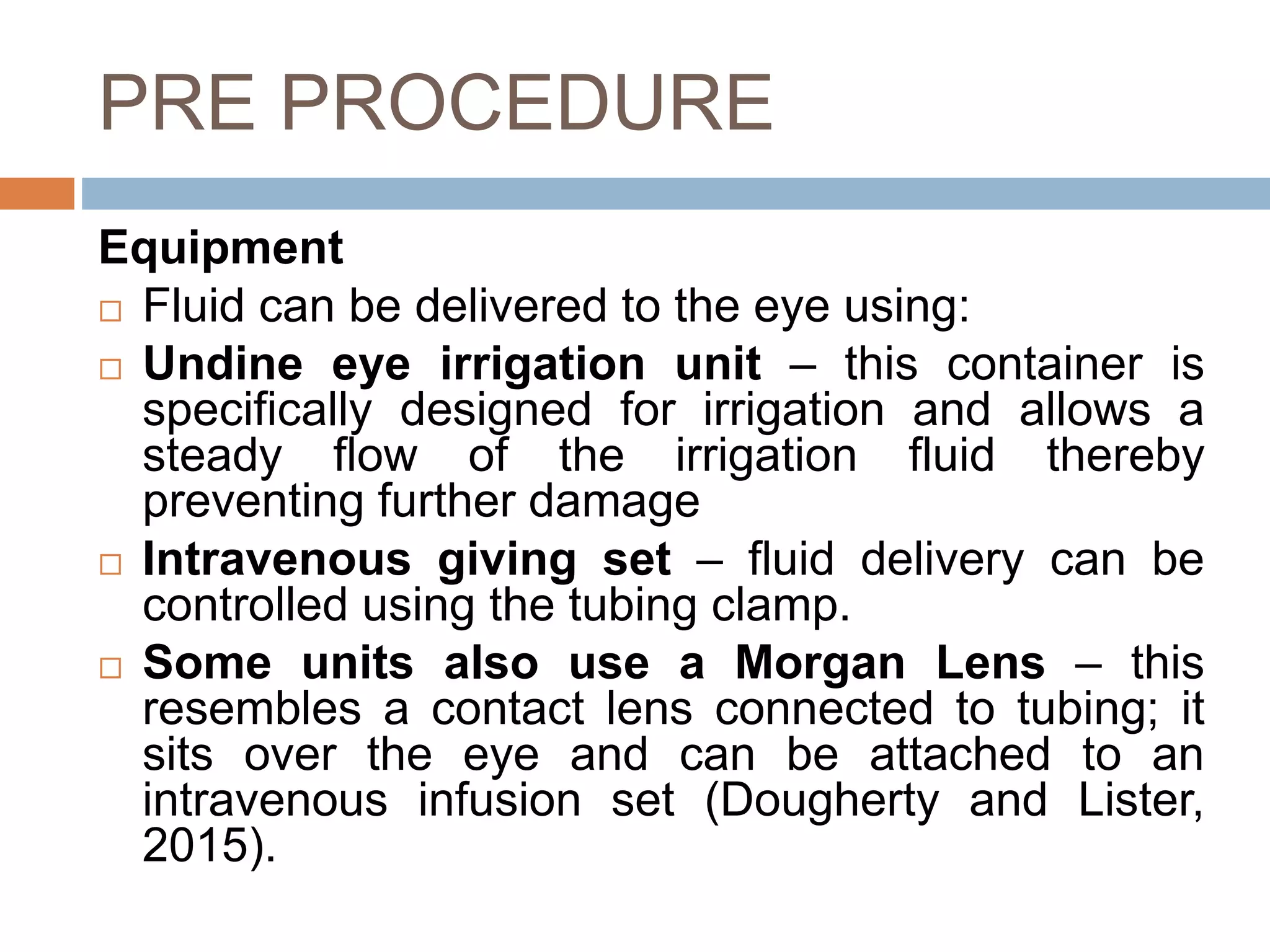 Eye irrigation | PPTX