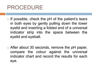 Eye irrigation | PPTX