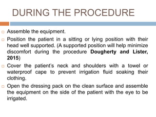 Eye irrigation | PPTX