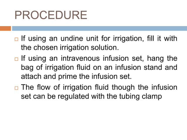 Eye irrigation | PPTX