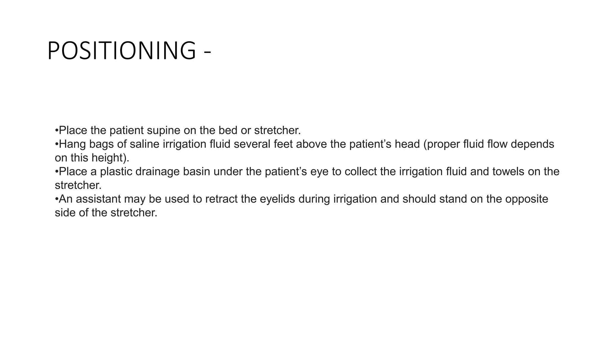 Eye irrigation | PPTX