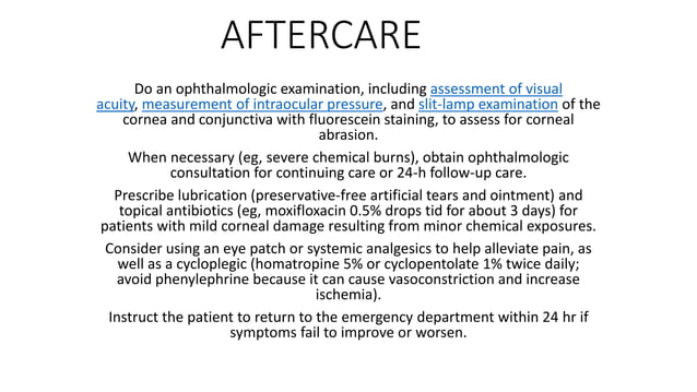 Eye irrigation | PPTX | First Aid | Injuries