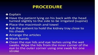 Eye irrigation | PPTX