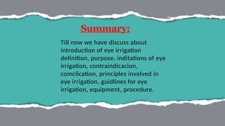 EYE IRRIGATION .pptx