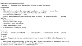 EYE LID. Diseases and anatomy for undergraduate | PPTX