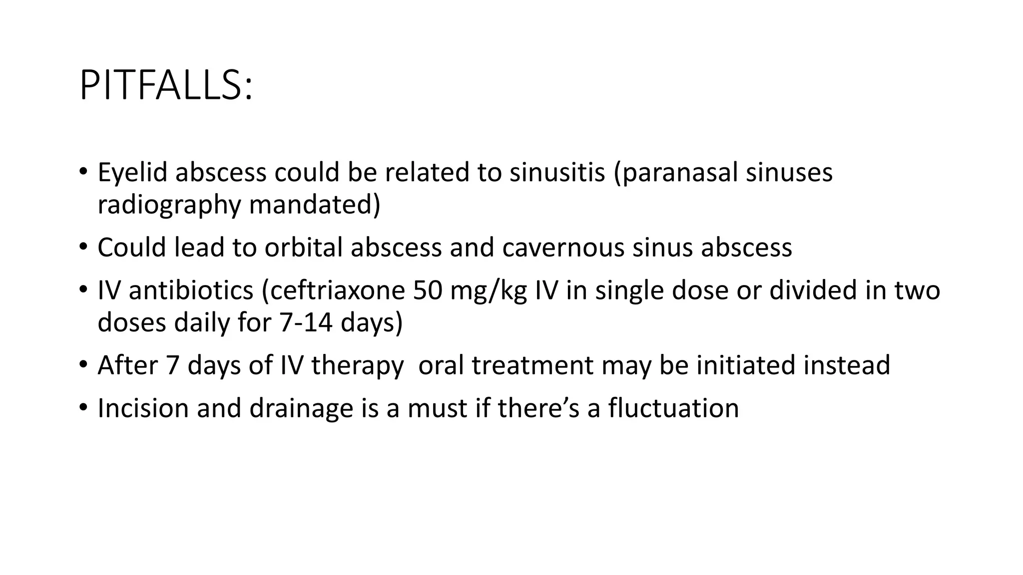 Eyelid abscess drainage | PPTX