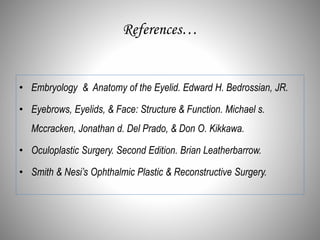 Eye lid anatomy | PPTX