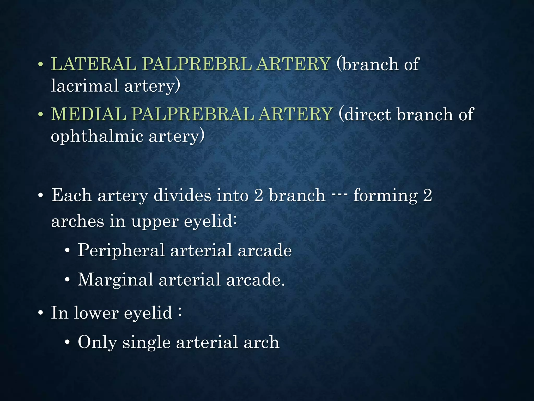 Eyelid anatomy and physiology | PPTX